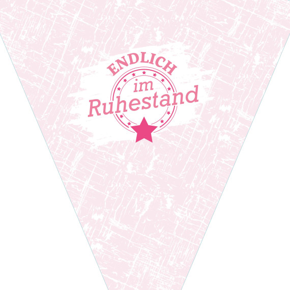 DIY-Nähset Schultüte - Endlich Ruhestand - Rosa - zum selber Nähen