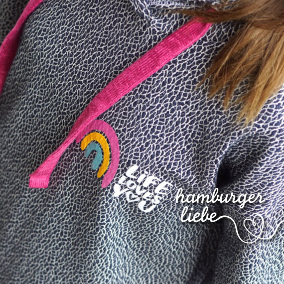 Plotterdatei – Rainbow - Life loves You – Hamburger Liebe – Freebie