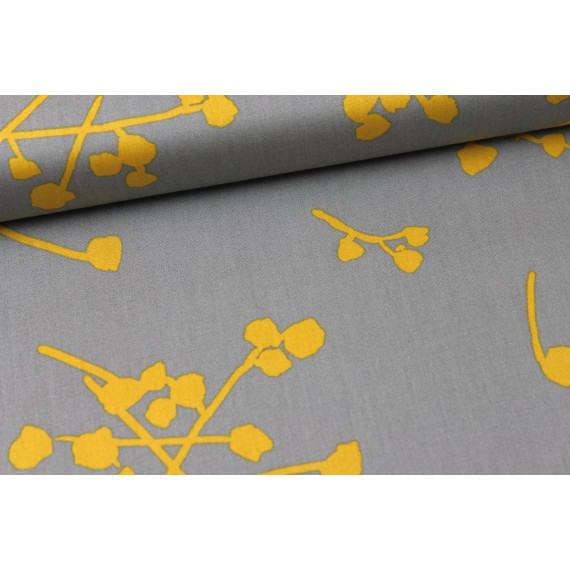 Stoff - Buttonballs Gold - Art Gallery