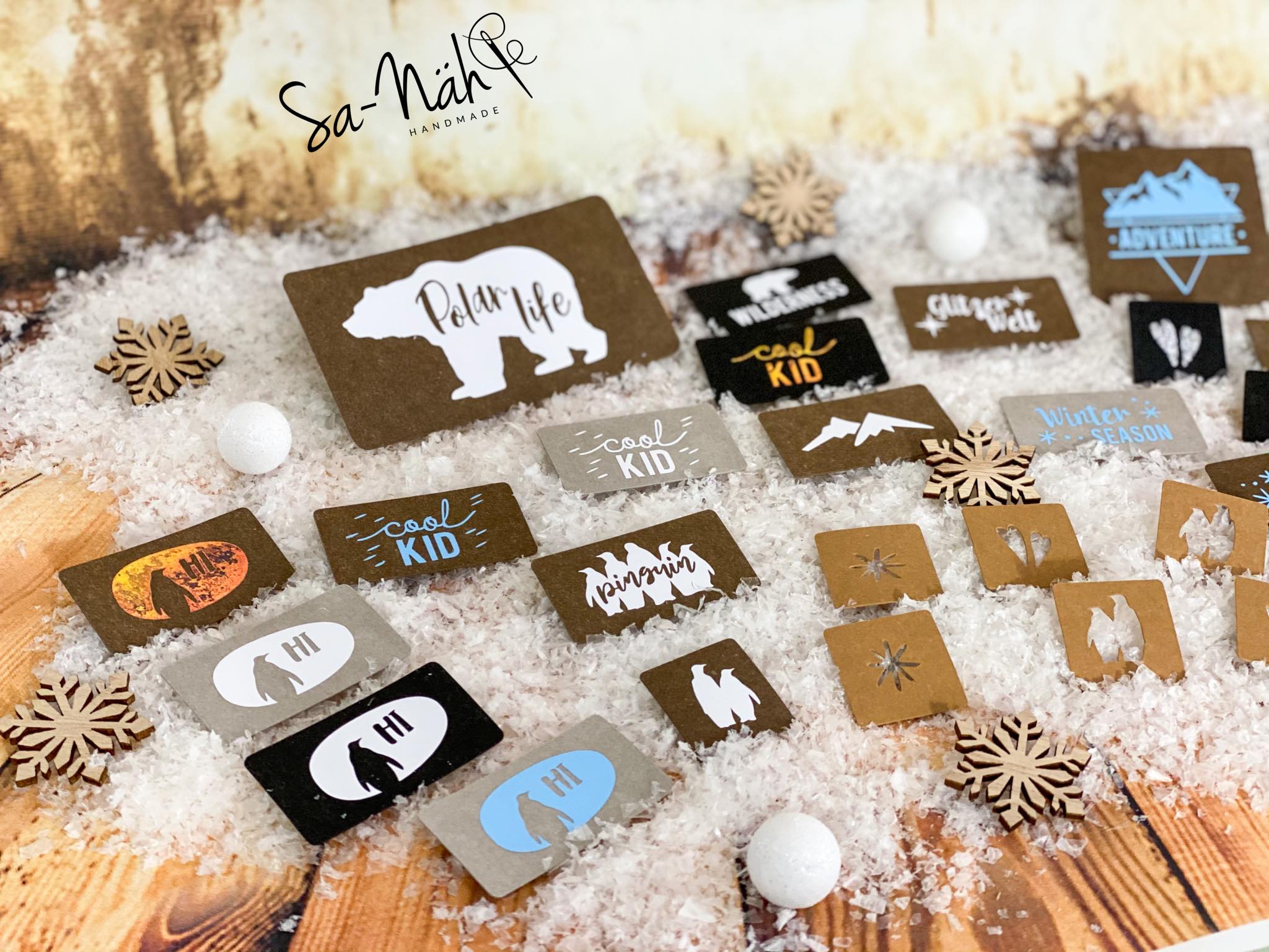 Plotterdatei "Label Winter Edition" (3er-Set) - ALPWIND