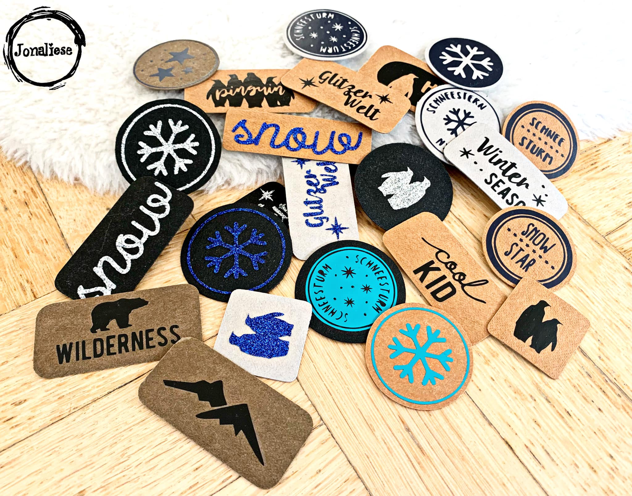 Plotterdatei "Label Winter Edition" (3er-Set) - ALPWIND