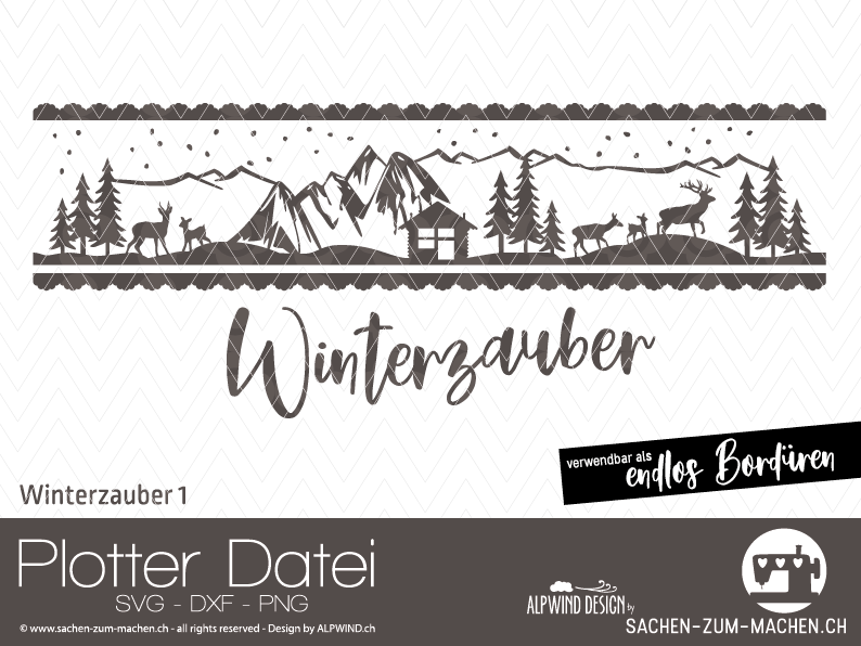 Plotterdatei "Winterzauber" #1 - ALPWIND